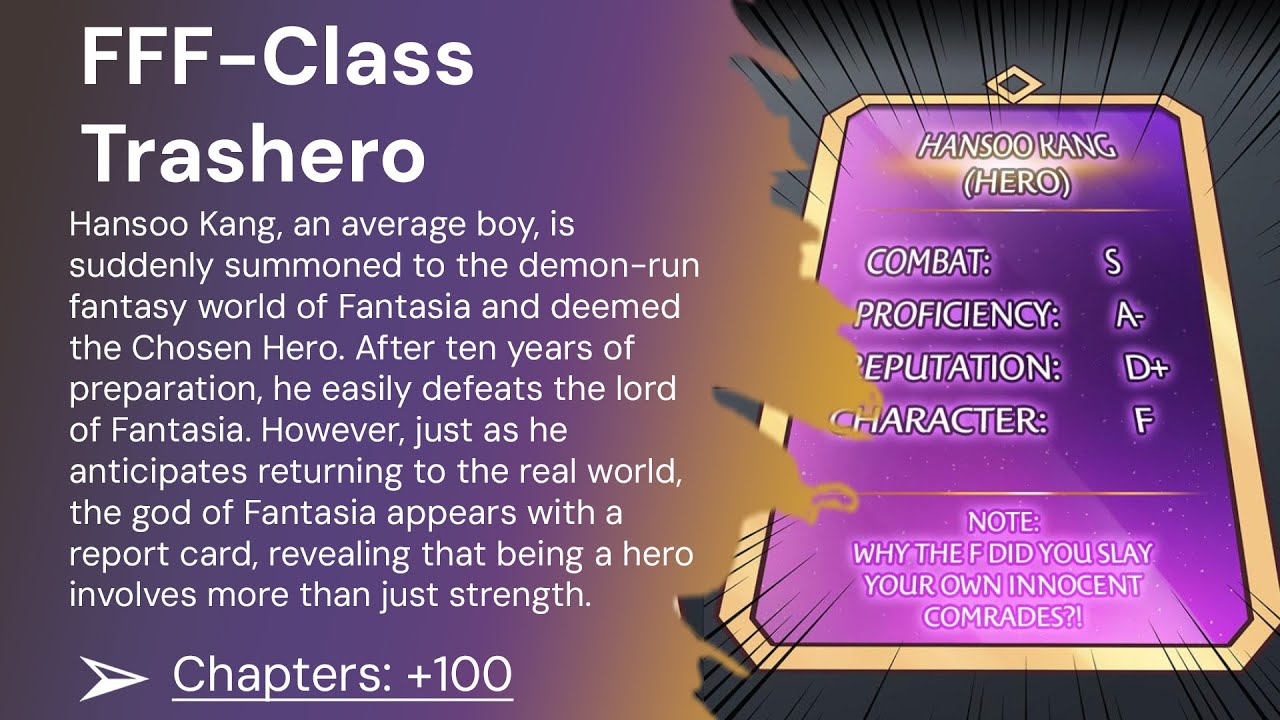 FFF Trash Hero #manhwa #manhwareccomendation #manga # ...