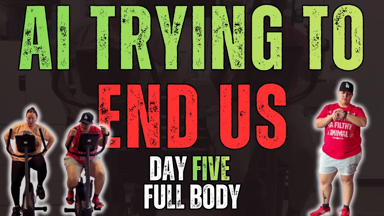 Day 5 Broke Us… Full Body + Bike Intervals 😭🔥 - YouTube