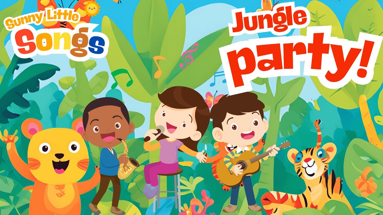 Jungle Party Song for Kids | Exercise Song For Kids | Animal Dance ...