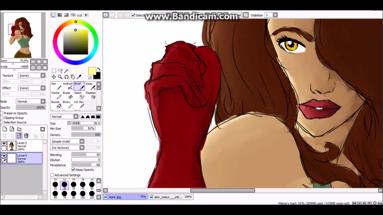Coloring Mare Barrow speedpaint - YouTube