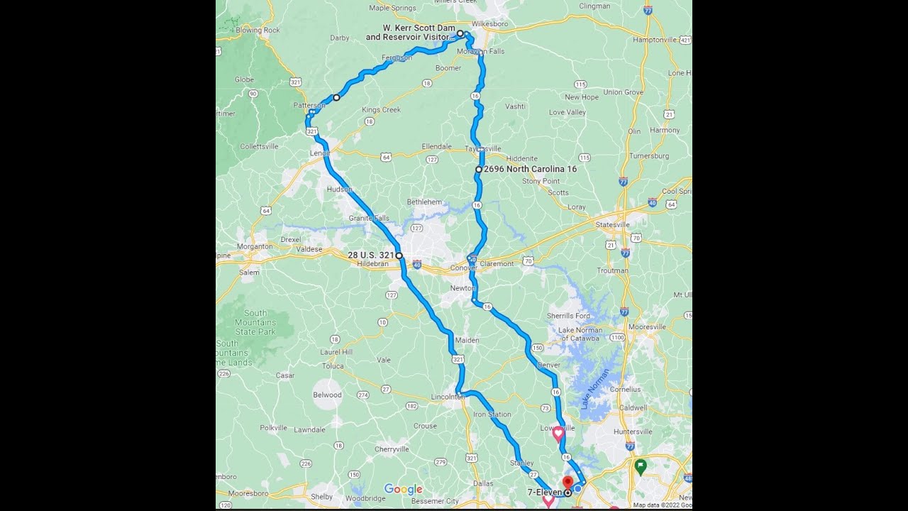 A Ride Across Scenic Byway NC 268 Pt 2 - YouTube