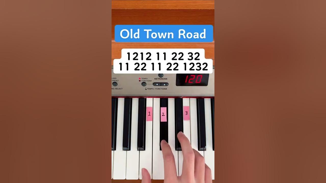 Old Town Road (Piano Tutorial) #TikTok - YouTube