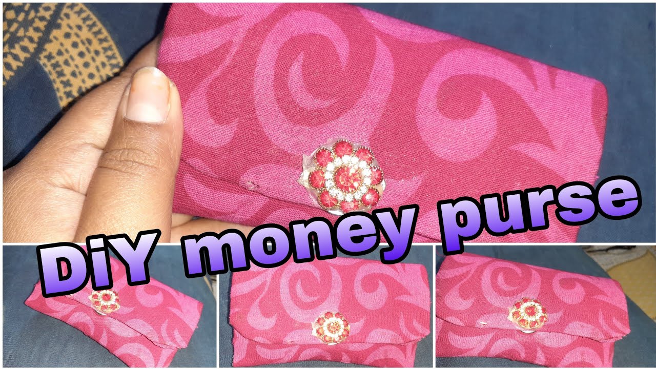 DIY mini money purse👛 tutorial..|| How to make handmade coin pouch|| No ...