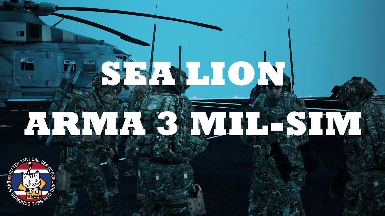 Arma 3 Cattac | Operation Sea Lion (Practice) - YouTube