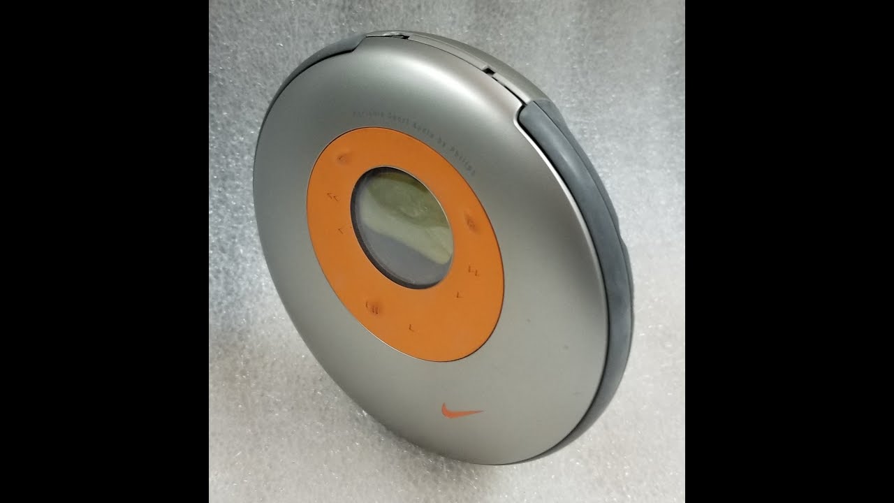 Philips Nike Sport ACT400 99 Portable CD Player - YouTube