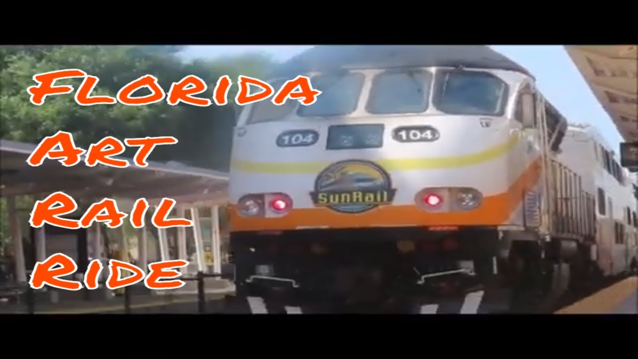 SunRail Ride Winter Park Amtrak Station #visitcentralflorida - YouTube
