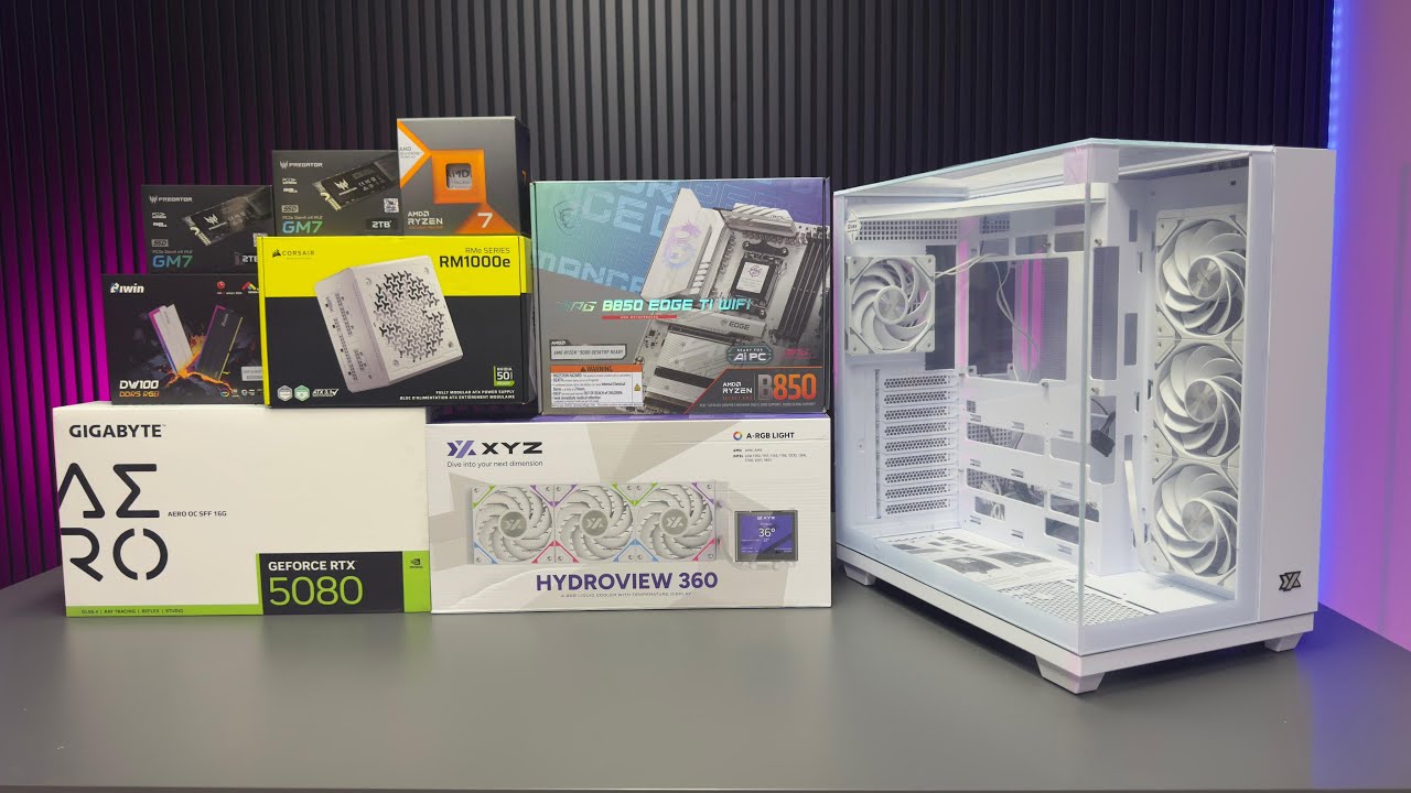 🔴Montaje PC 3000€ - 9800X3D & RTX 5080 & XYZ TESSERACT | MONTAJES PC ...