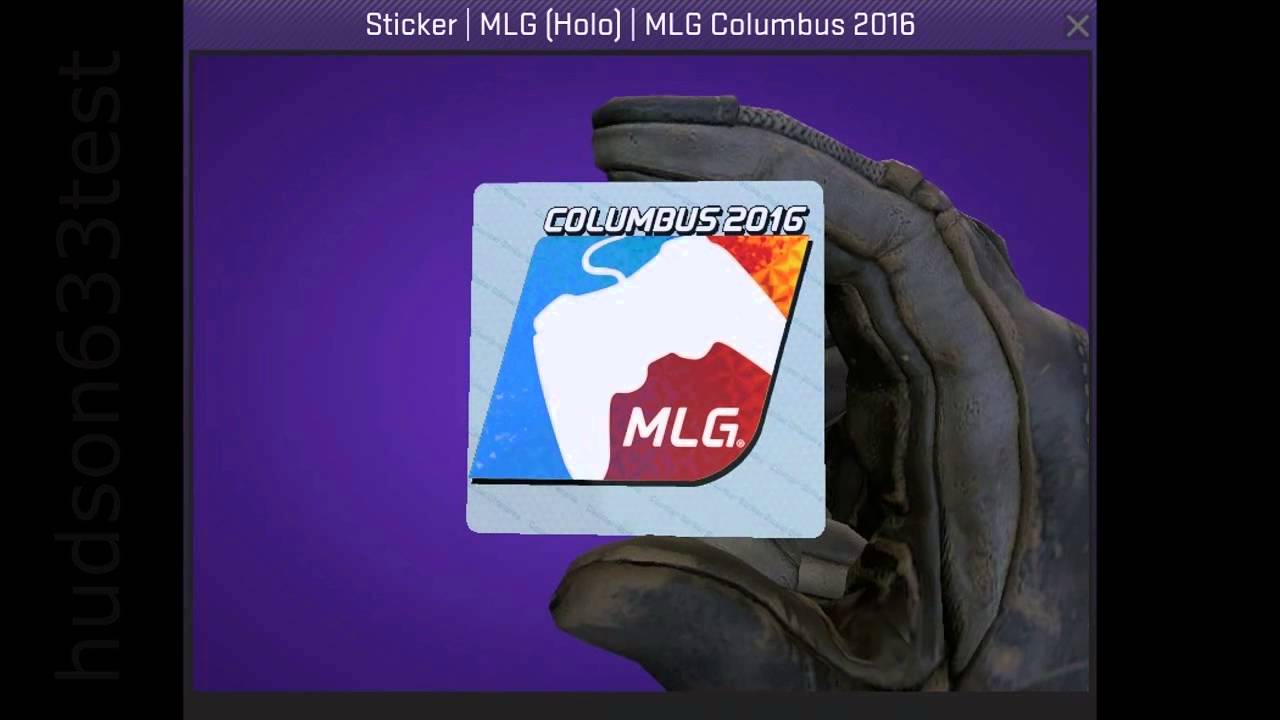 MLG Columbus 2016 Holo Sticker CSGO - YouTube
