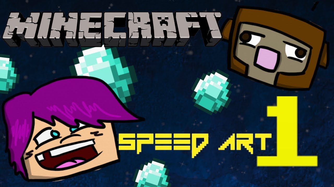 Minecraft Speed Art # 1 : Downloading Terrain - YouTube