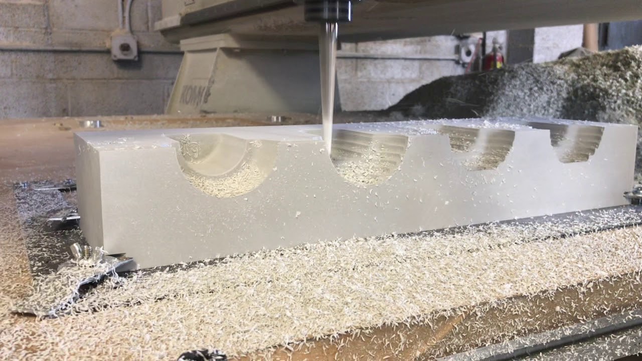 CNC Milling No Bake Foundry Core Box - YouTube