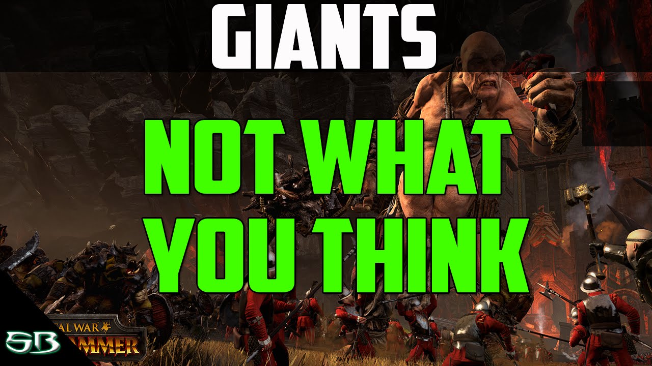 Total War: Warhammer - Lore - Giants - A Sad Tale - YouTube
