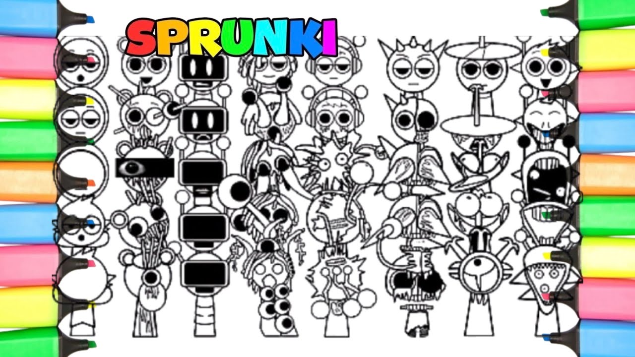 Incredibox Sprunki New Coloring Pages : How to Color Sprunki Phase 1 ...