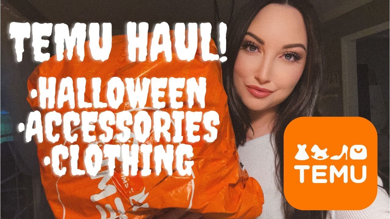 Temu Haul | Halloween Items, Accessories, and Clothing! - YouTube