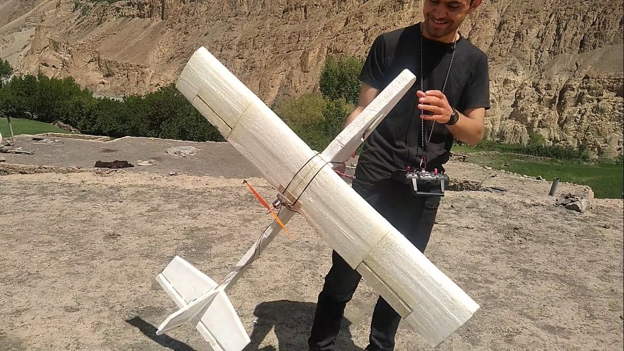 My Self made Plane. Homemade - YouTube