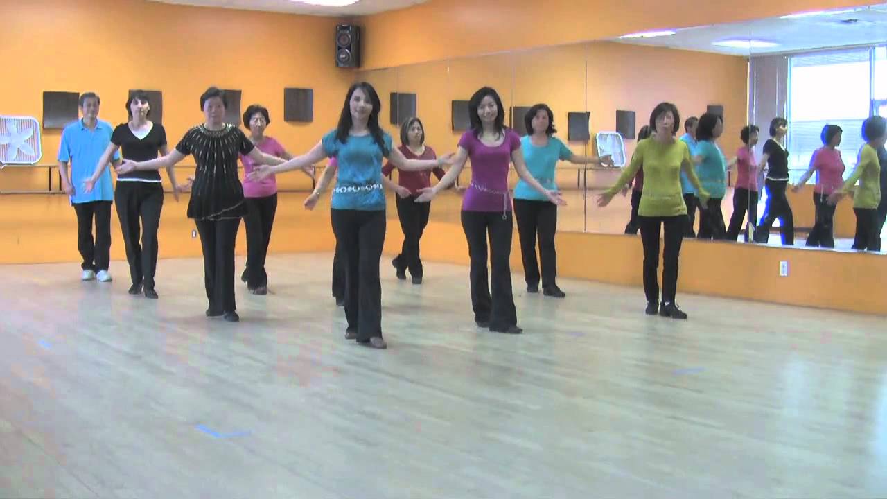 Hollywood - Line Dance (Dance & Teach in English & 中文) - YouTube