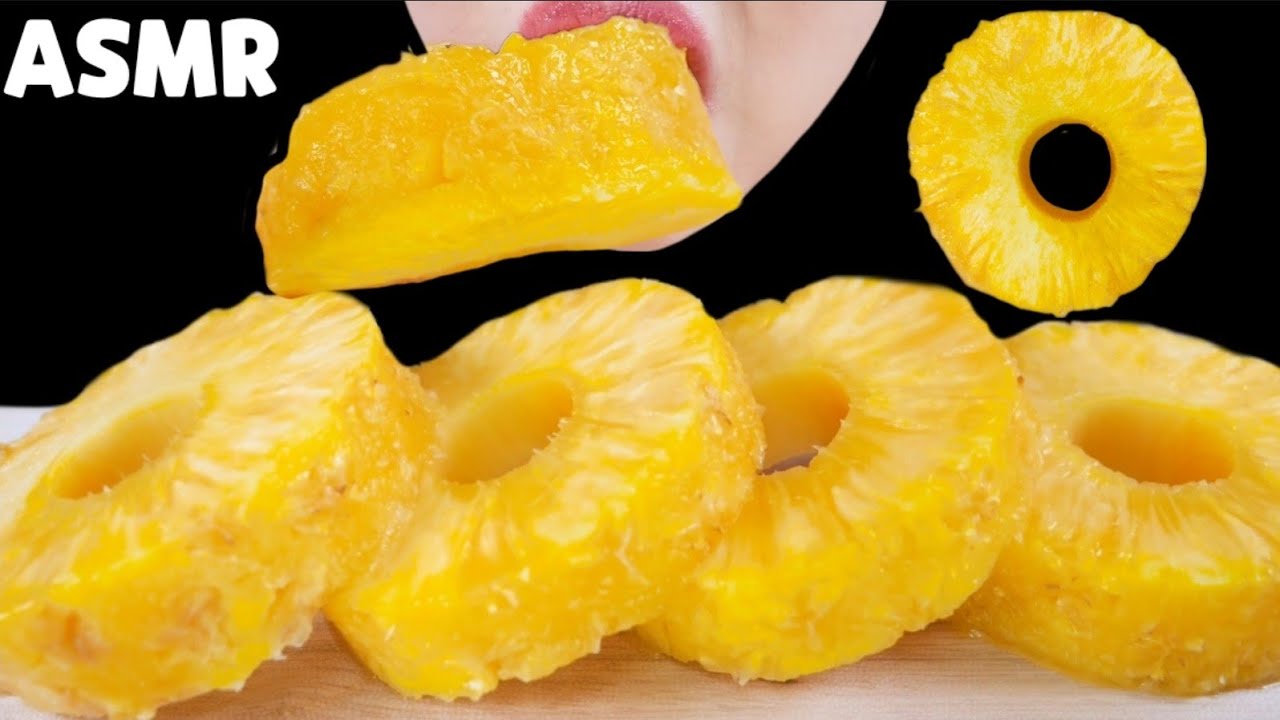 ASMR MUKBANG PINEAPPLE EATING SHOW FRUIT EATING SHOW 과일,파인애플 먹방 EATING SOUNDS - YouTube