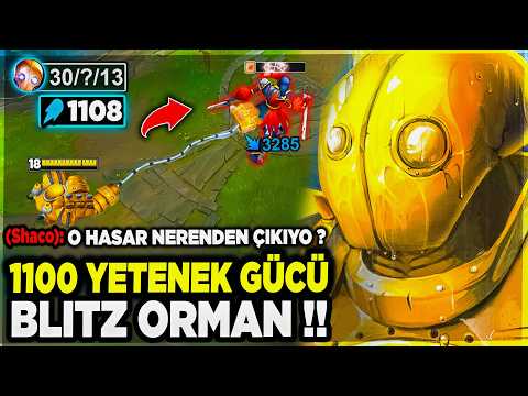 1100 YETENEK GÜCÜ FİNAL BOSS BLİTZCRANK ORMAN !!