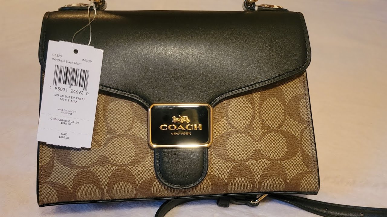unboxing coach Pepper satchel ( more birthday gifts) #coach - YouTube