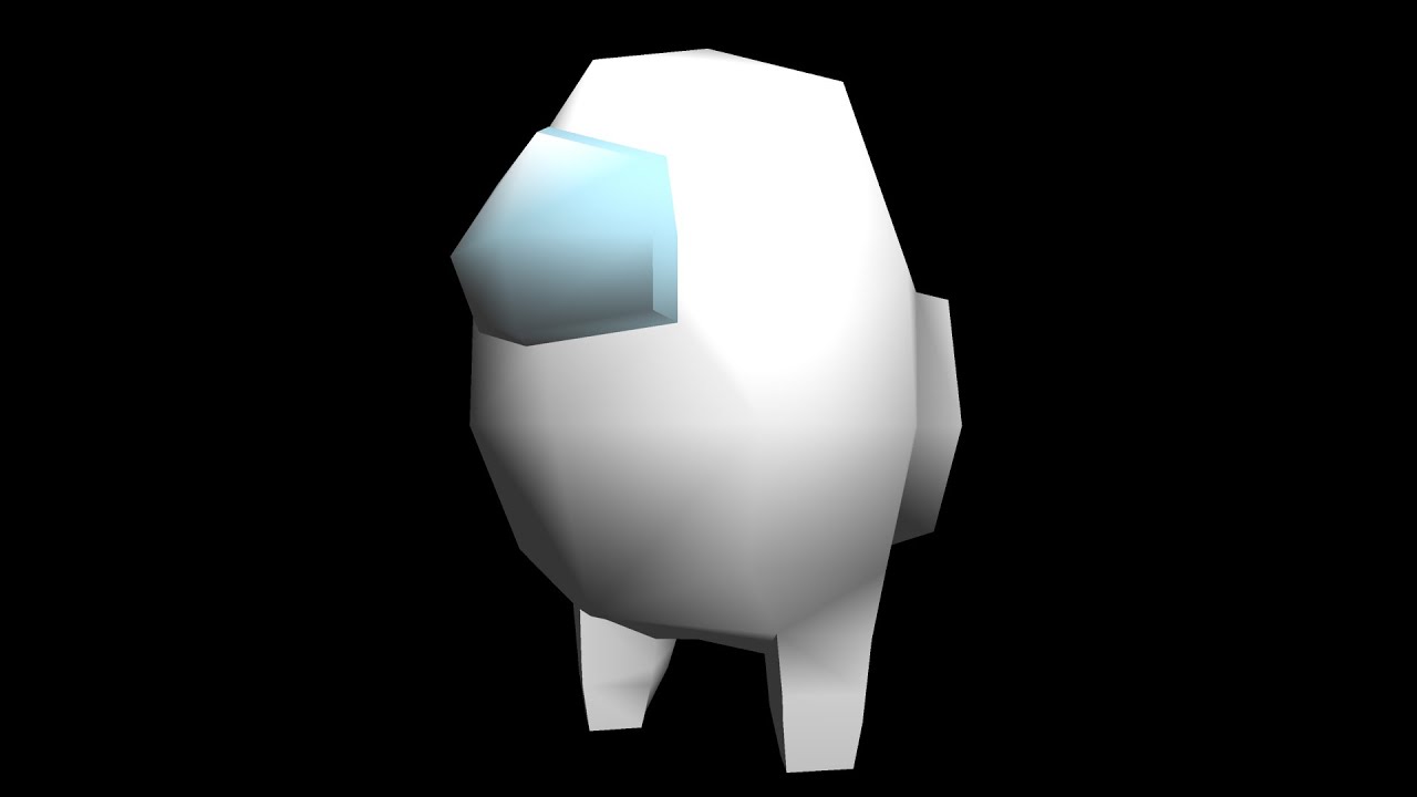 Modelado 3D Low Poly del Tripulante de Among Us. - YouTube