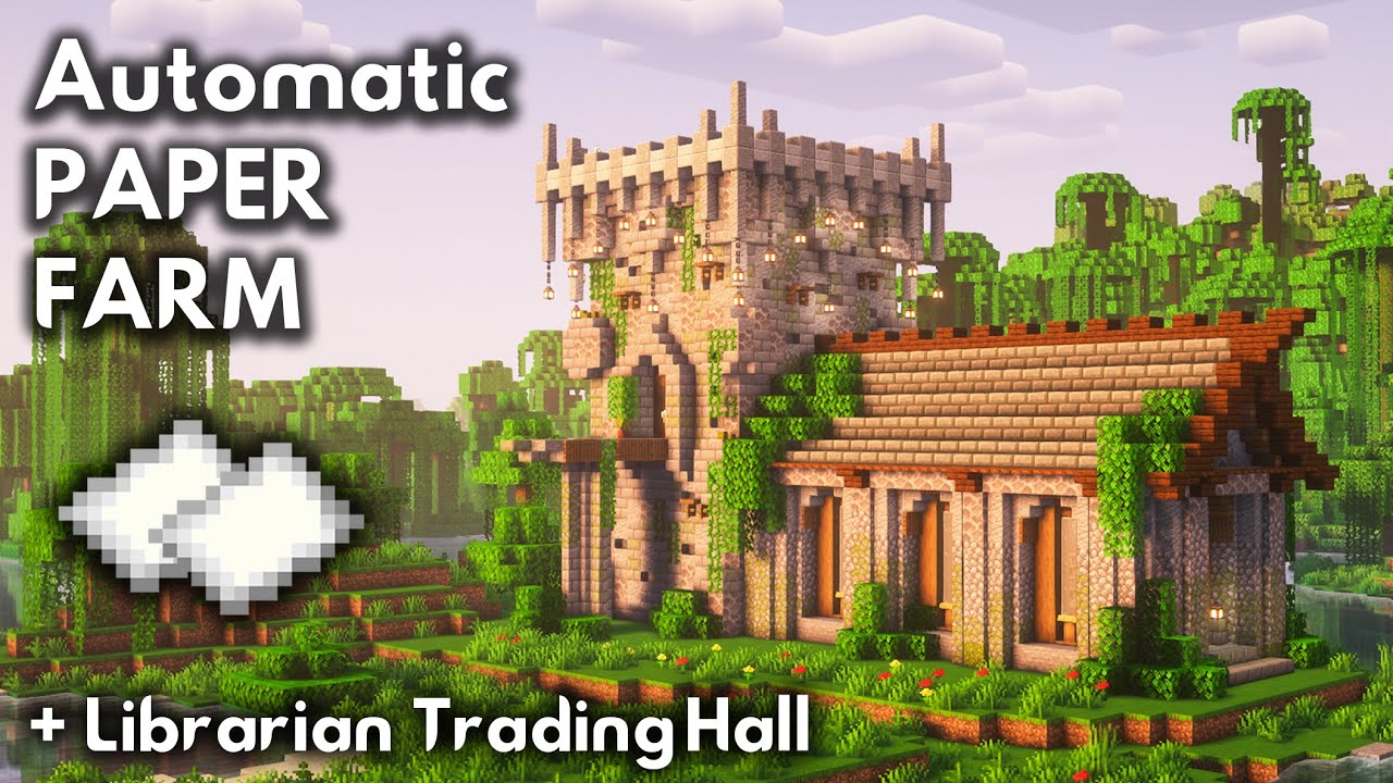Minecraft PAPER FARM Tutorial 1 21 MINECRAFT TUTORIAL YouTube Minecraft PAPER FARM Tutorial 1 21 MINECRAFT TUTORIAL YouTube