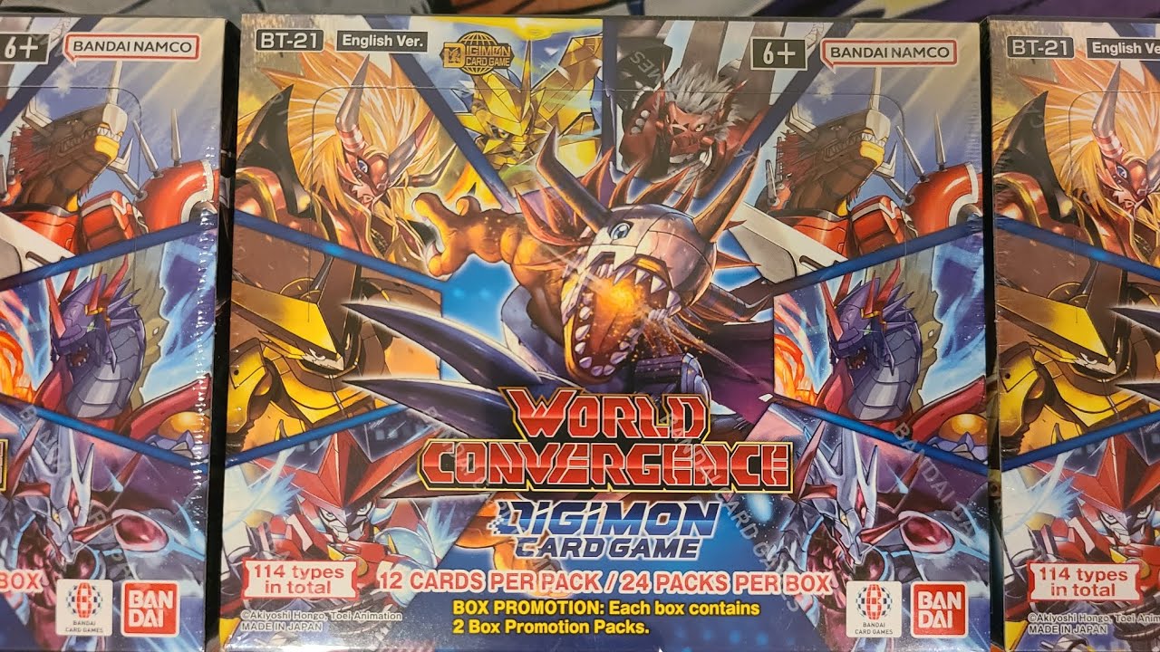 Digimon Card Game 2020 World Convergence 2nd unboxing part 6 - YouTube