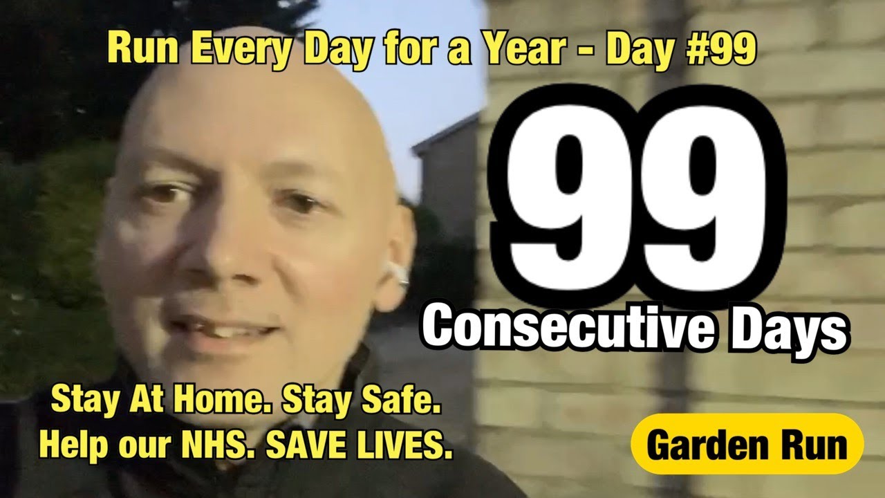 Run Every Day: Day 99 - 99 Consecutive Days of Running - YouTube