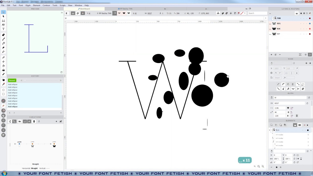 Solving 'master' editing problems / Решение проблемы с редактированием / Fontlab 7 [Урок ...