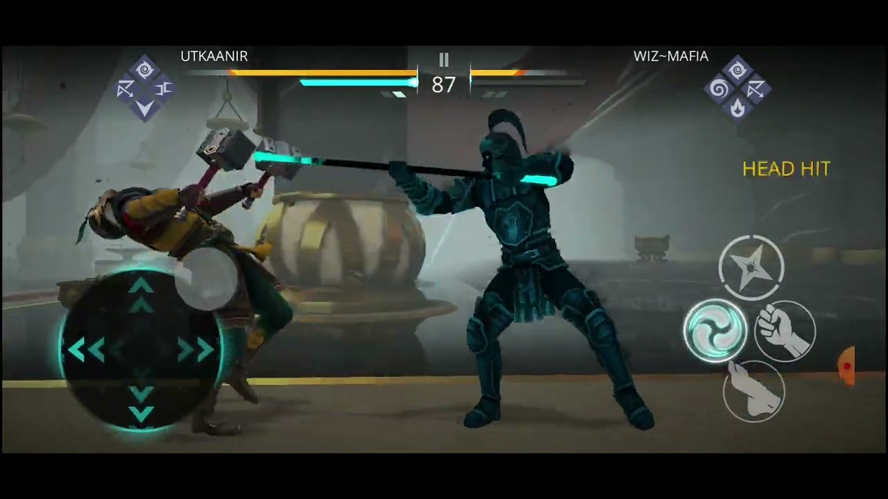 playing shadow fight 3 but with my best armor and the most bad armor ...