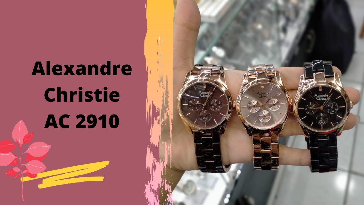 AC 2910 UNBOXING AND REVIEW JAM TANGAN WANITA ALEXANDRE CHRISTIE AC ...