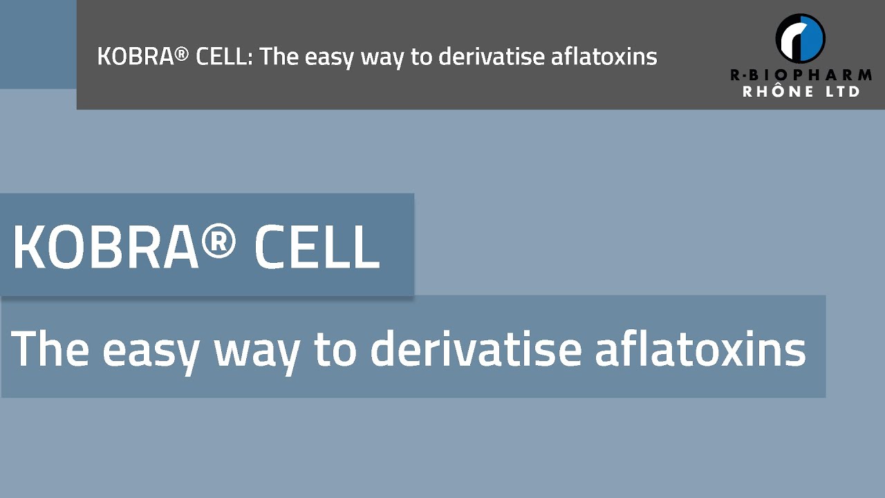 KOBRA® CELL | the easy way to derivatise aflatoxins - YouTube