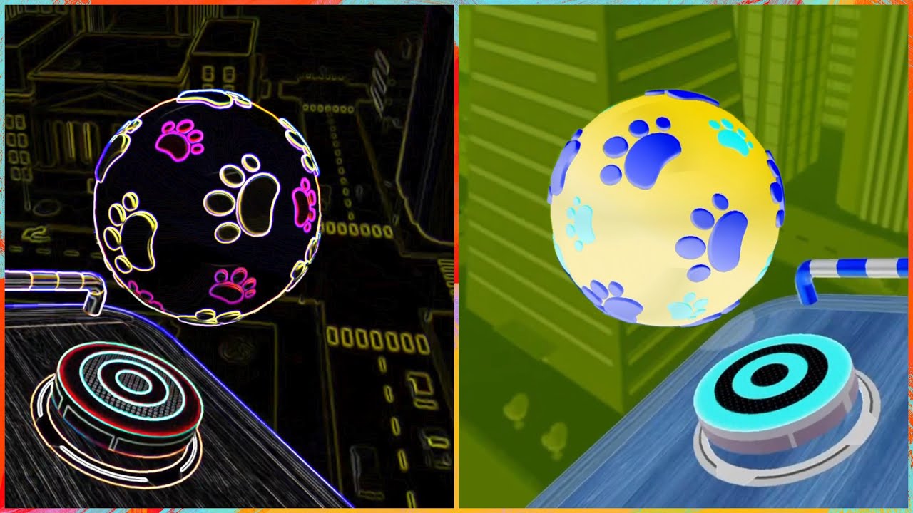 FEET 🐾 BALL amazing challenge with 2 pretty filters - GOING BALLS funny ...
