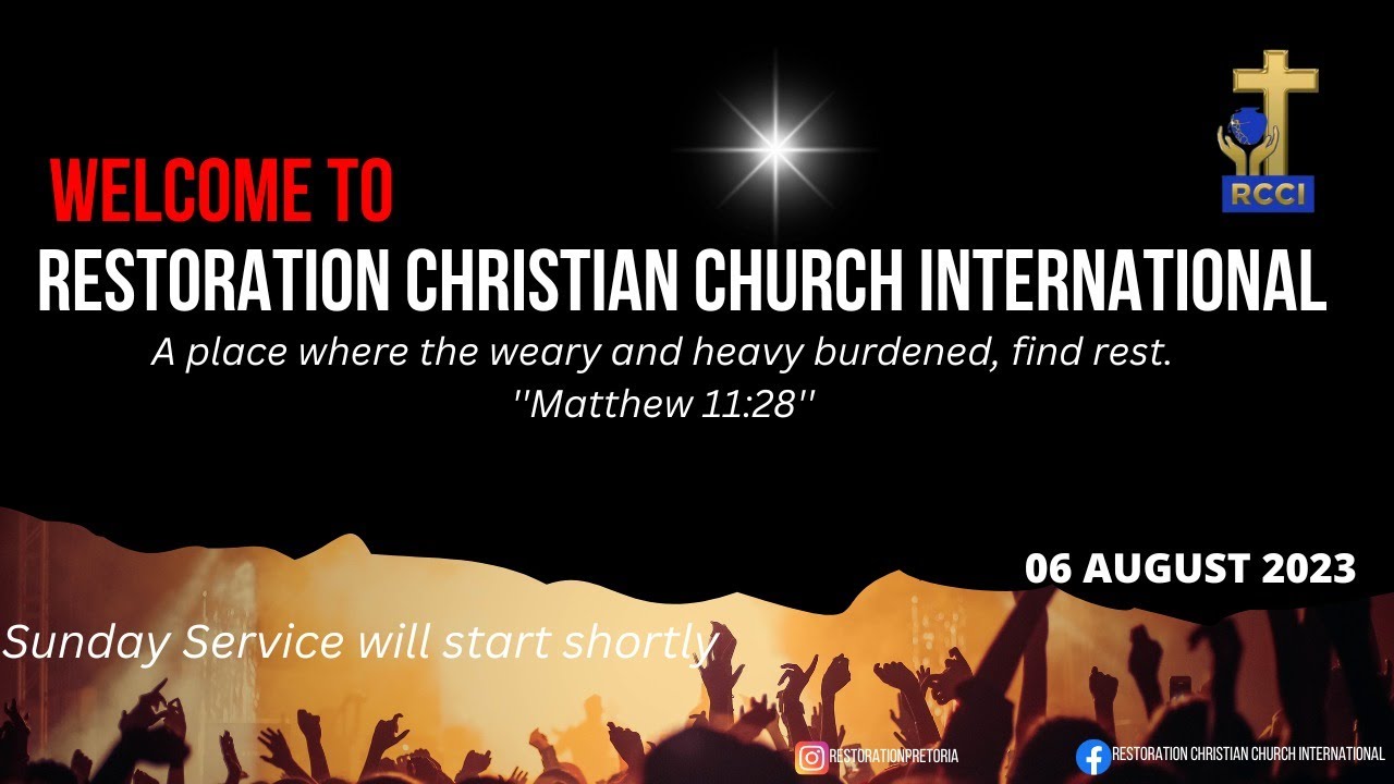 RCCI Sunday Service || 06 August 2023 - YouTube