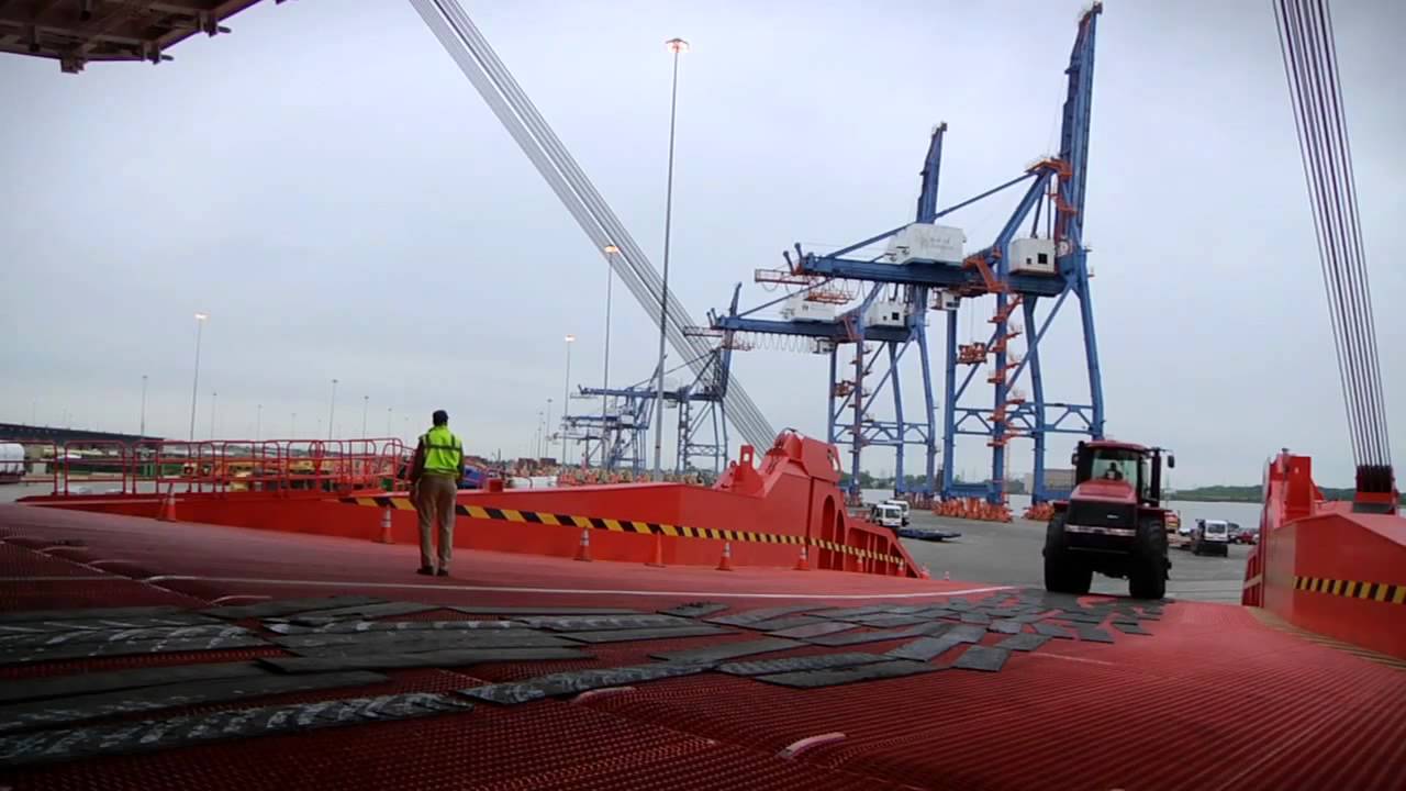 Job on ship TONSBERG (Ro-Ro) - YouTube