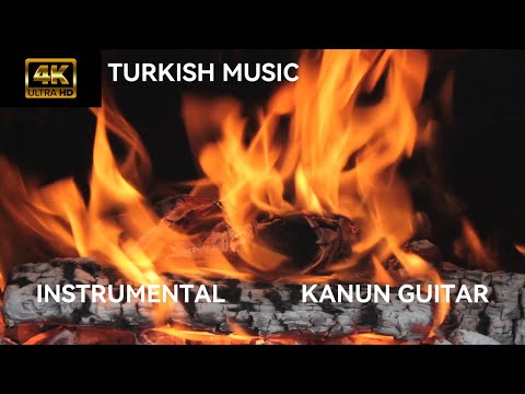 Şömine Ateşi, Kanun ve Gitar Dinletisi