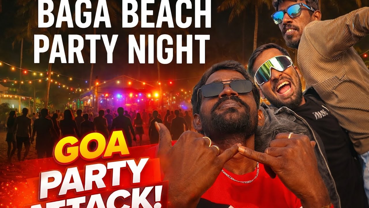New year Goa Party #newyear2026 #bagabeach #goa - YouTube