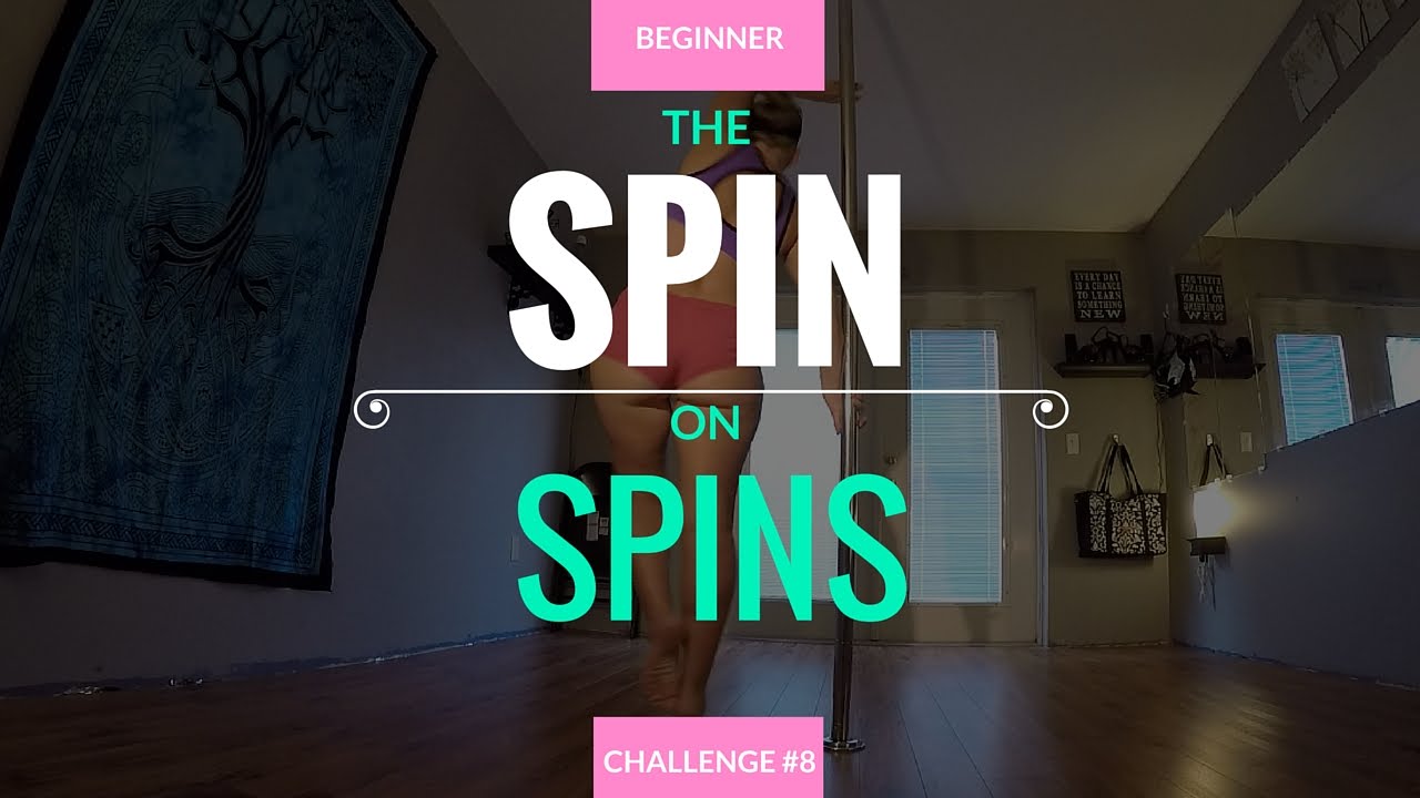 #8 Beginner Pole Challenge- Outside Pirouette Spin Tutorial - YouTube