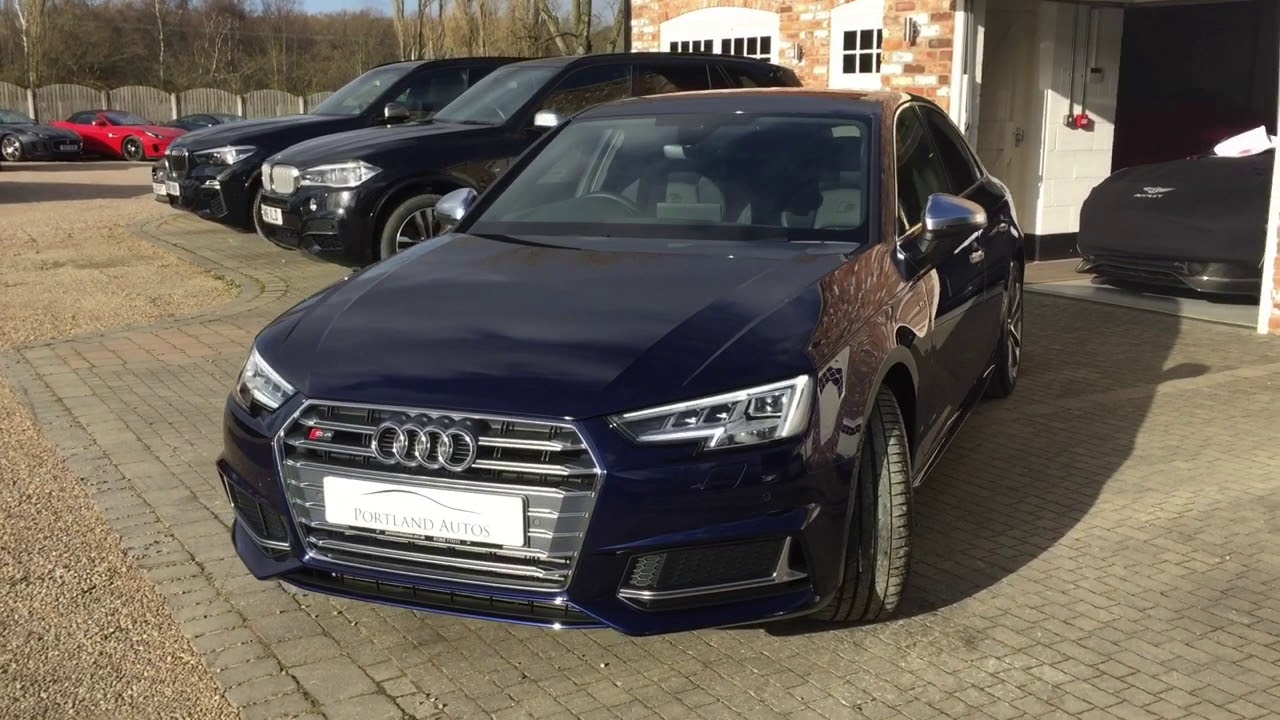 AUDI S4 SALOON 3.0 TFSI QUATTRO FOR SALE IN NAVARRA BLUE METALLIC - YouTube