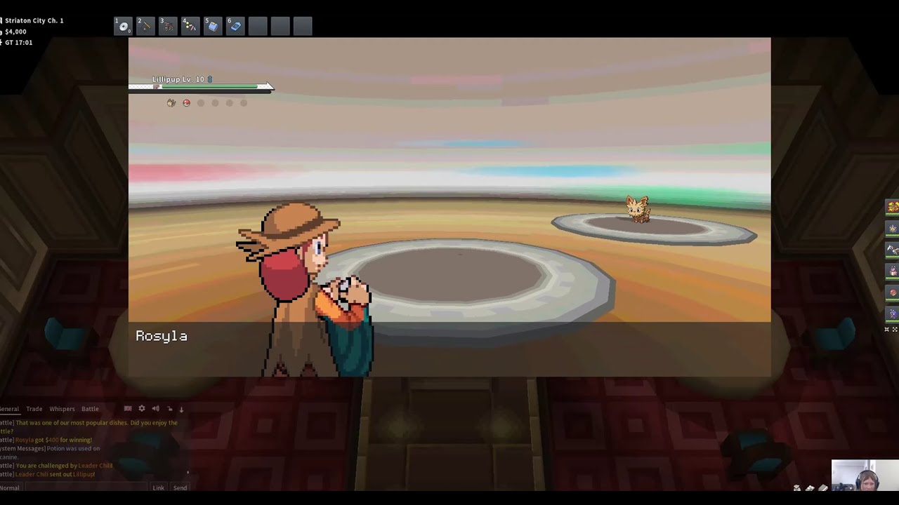 PokeMMO (Pokemon Black & White) Unova First Gym in Striaton City 2022 ...