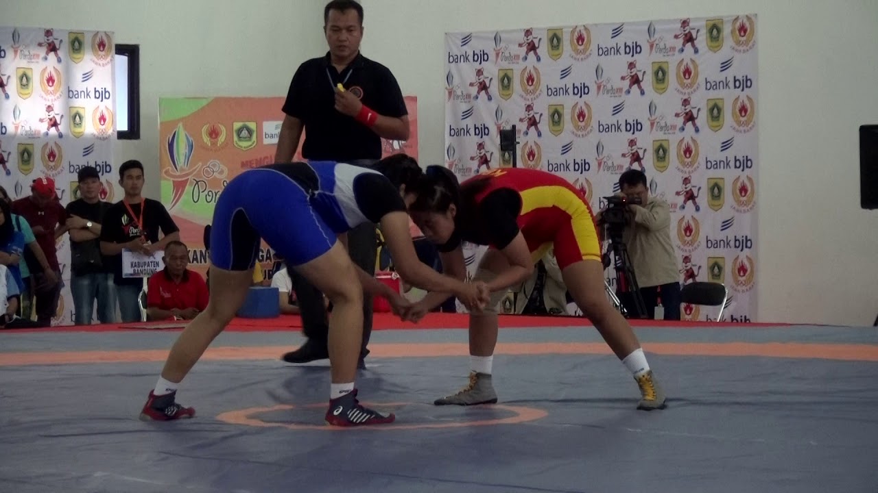 PORDA KABUPATEN BOGOR 2018 WOMEN'S WRESTLING kelas 63 kg yanti hernanti ...