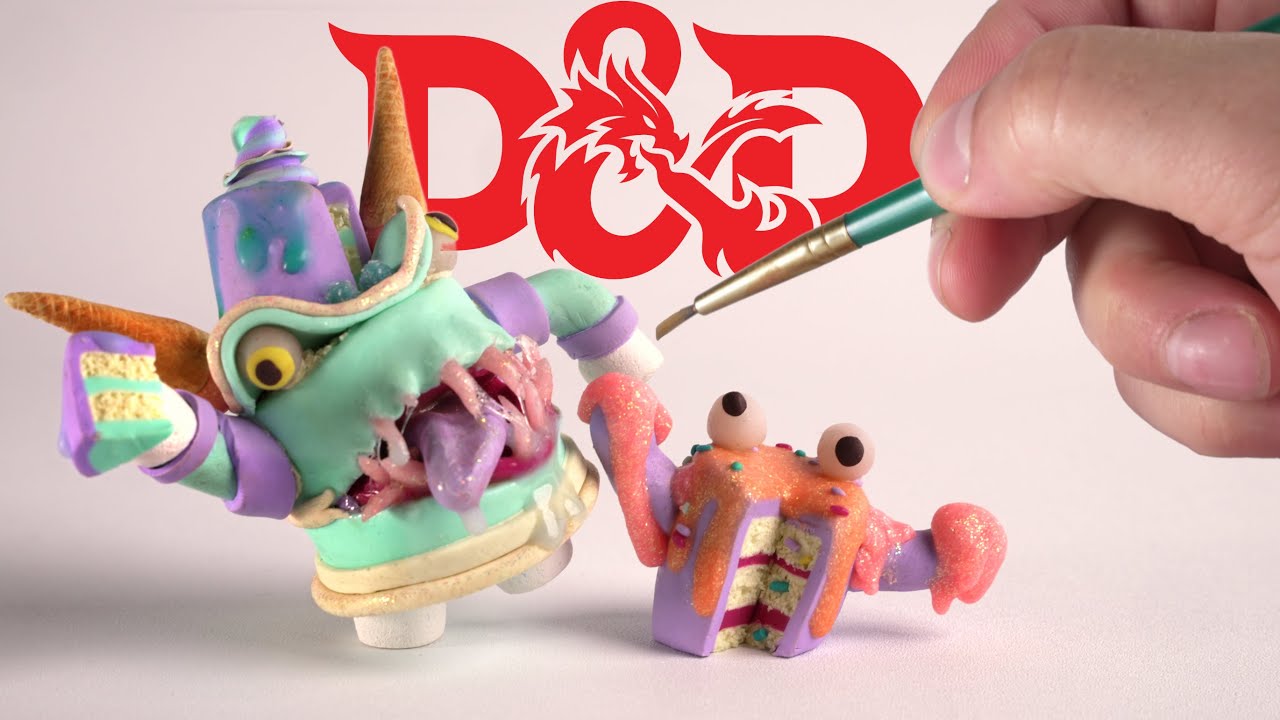 I made D&D BIRTHDAY CAKE Mimics, and I'm not sure why? - YouTube