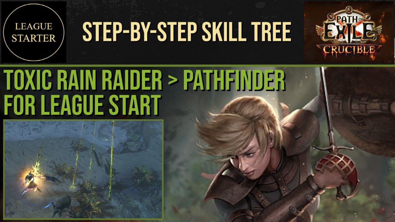 League Starter: Toxic Rain Raider, Step-By-Step Skill Tree (Path of ...