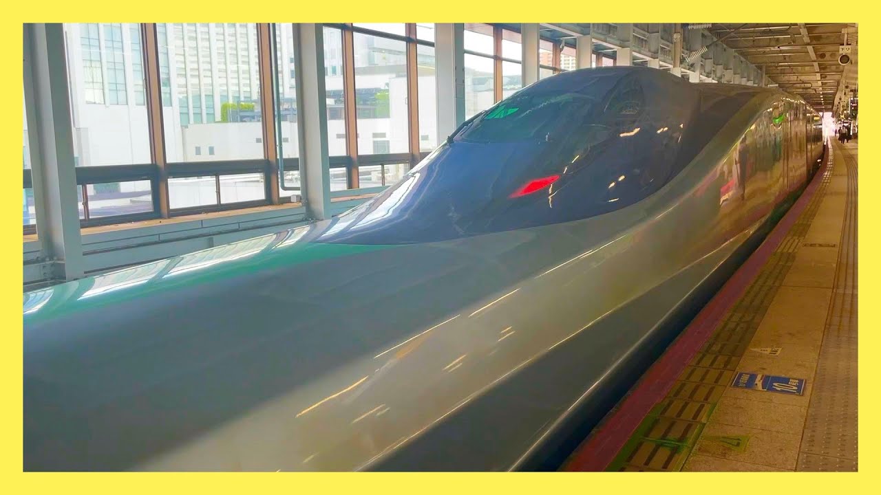 仙台駅にALFA-Xが！ experimental Shinkansen - YouTube