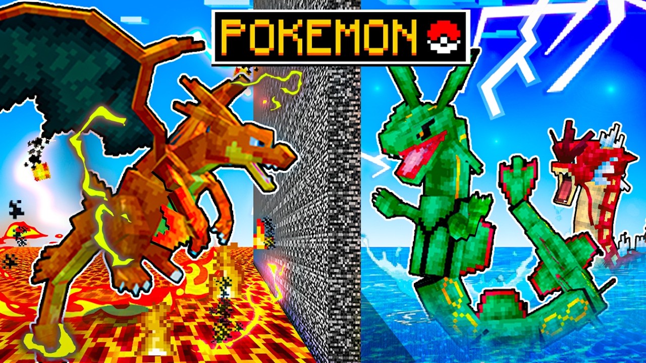 LVL 1 vs. LVL 100 POKEMON MOB BATTLE, mit 1v1 DUELL in Minecraft ...