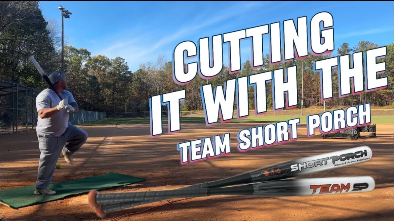 Chad Cutting it with the Team Short Porch Bat - YouTube
