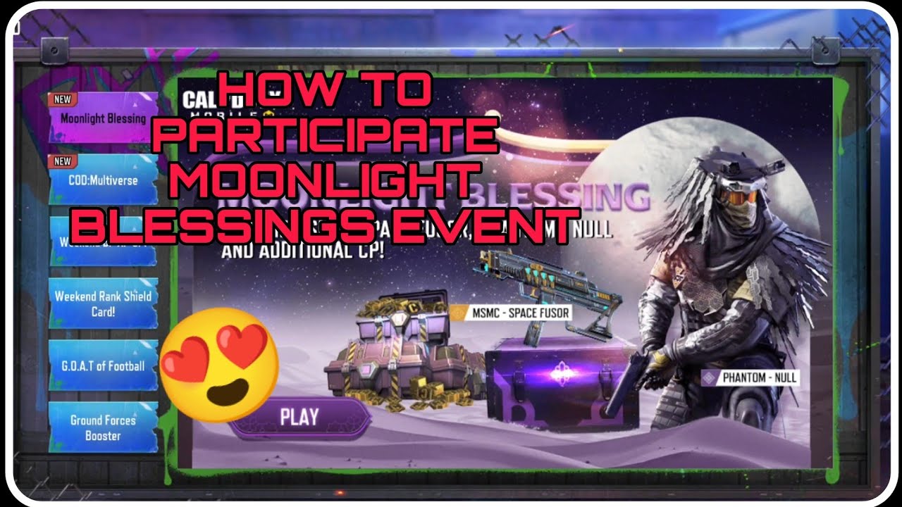 How to participate Moonlight Blessing event #callofdutymobile - YouTube