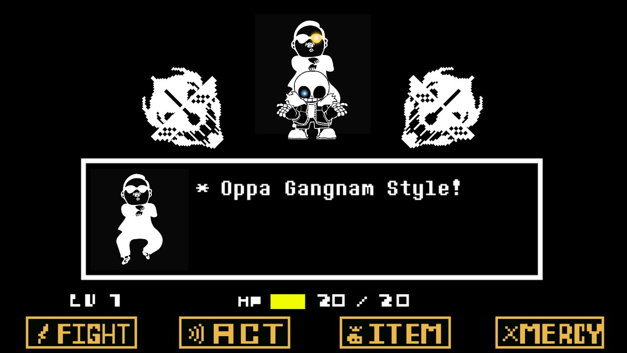 FNF X Non FNF Mashup: Gangnam Style X Sansational Instrumental - YouTube