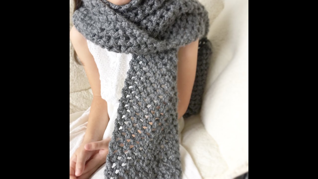 Simply Crochet - Quick and Easy Scarf Trailer - YouTube