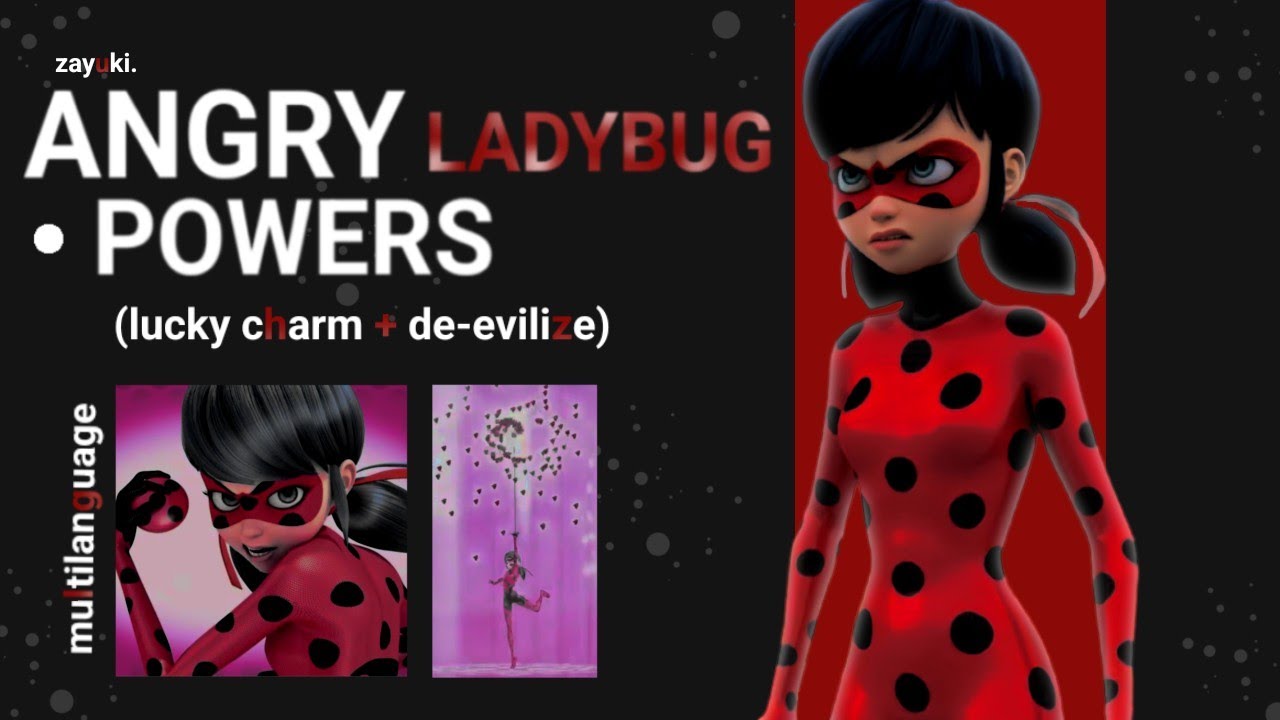 💢ANGRY LADYBUG POWERS | multilanguage - YouTube