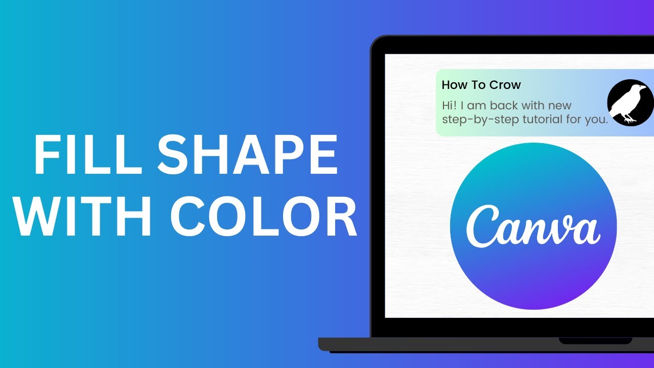 How To Fill a Shape with Color in Canva - YouTube