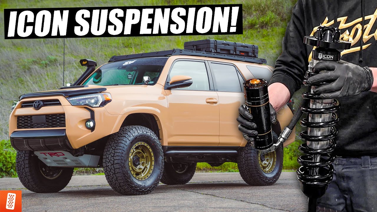 Installing ICON Suspension on a 5th Gen Toyota 4Runner! (stage 5) - YouTube